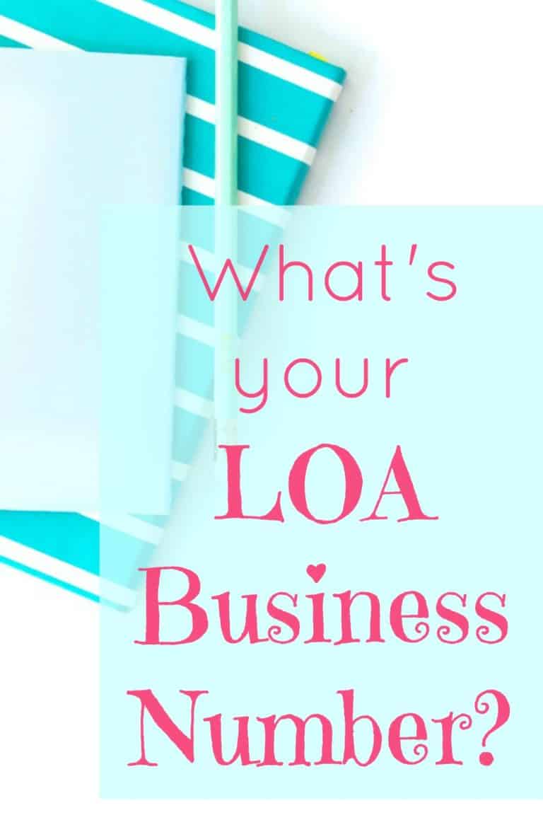 Find your LOA BUsiness Number and let it guide you to success