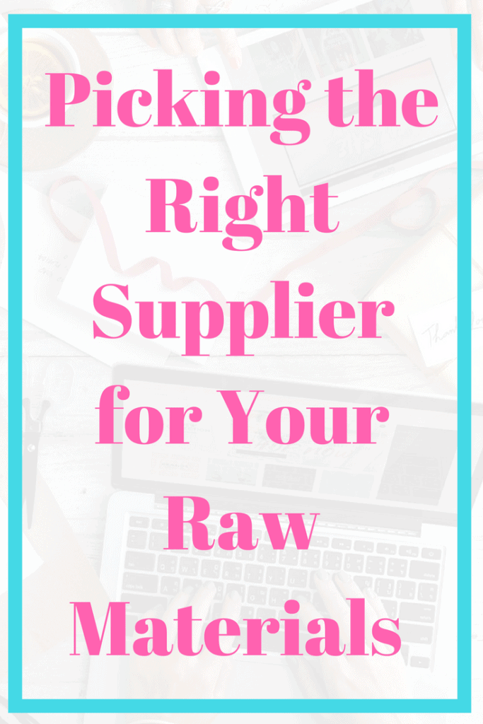 Picking the Right Supplier for Your Raw Materials – MORNING BUSINESS CHAT