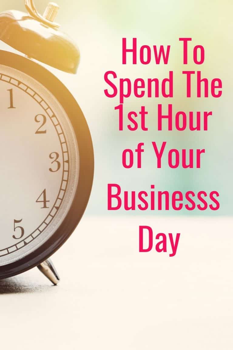What do you do in the first hour of business?
