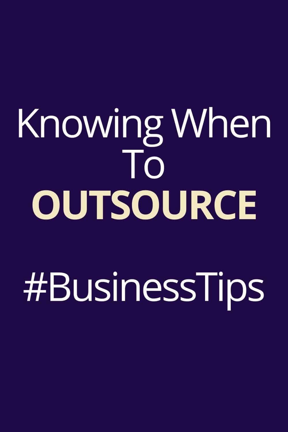 Knowing When to Outsource - Morning Business Chat
